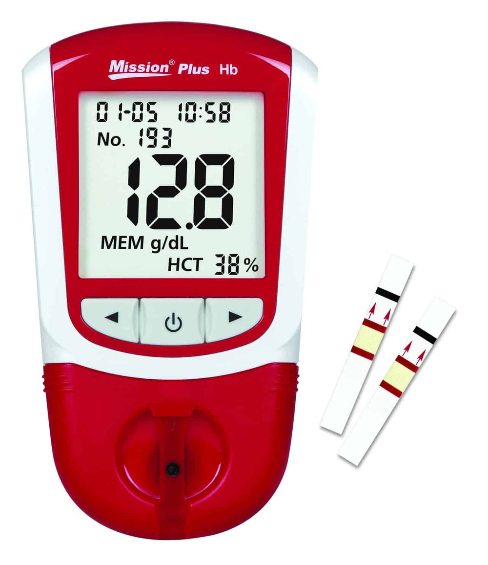 Mission Plus Hb Hämoglobin Starter-Set Basic (inkl. 50 Teststreifen ...